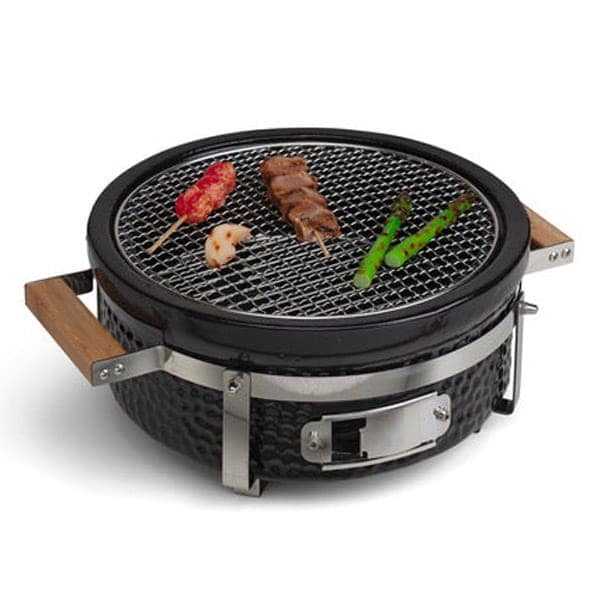 Japanese Table Top Ceramic Round Hibachi Grill