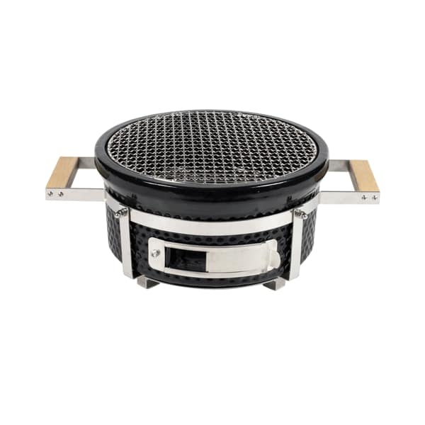 Japanese Table Top Ceramic Round Hibachi Grill